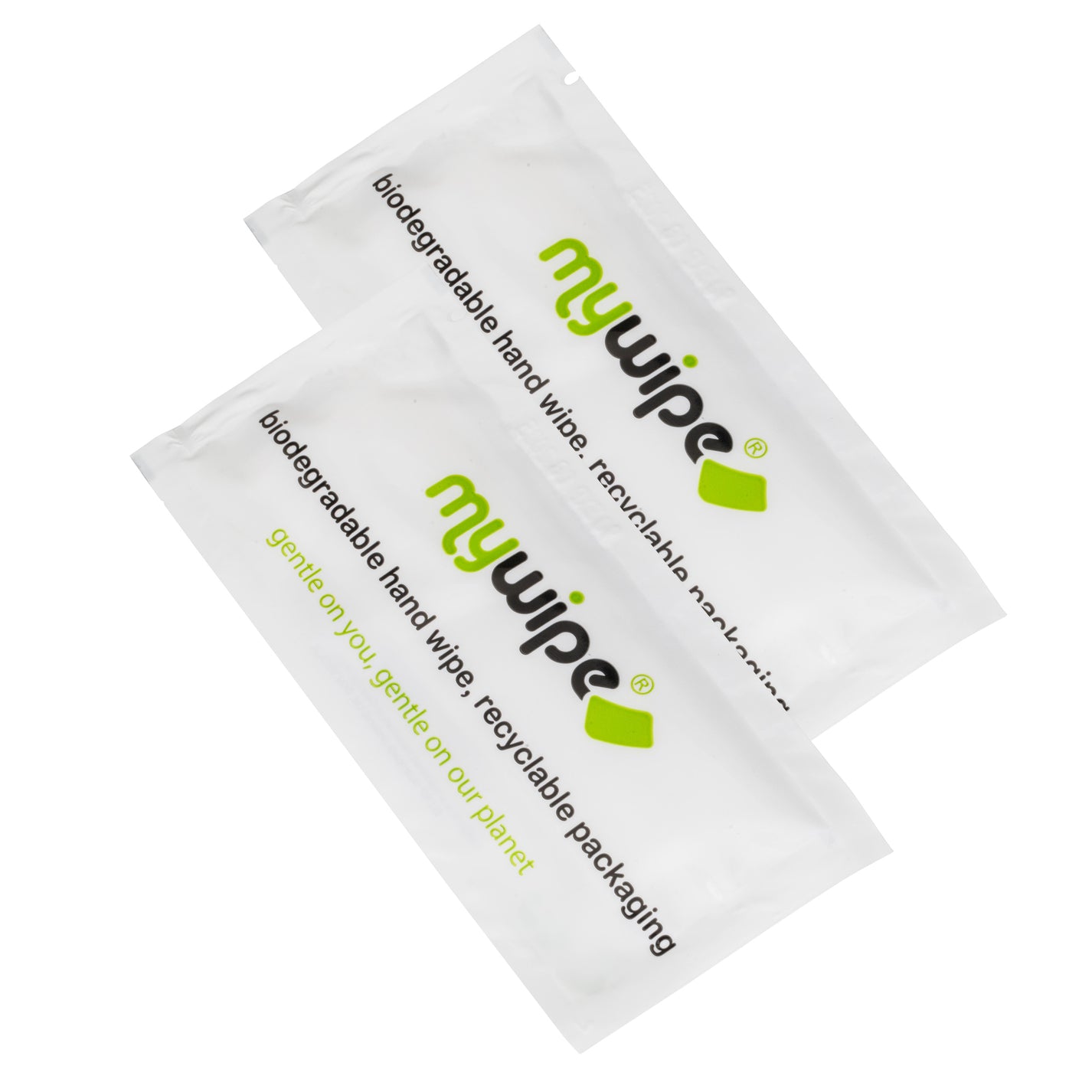 BIODEGRADABLE HAND WIPE IN RECYCLABLE SACHETS - CASE OF 500 – mywipe